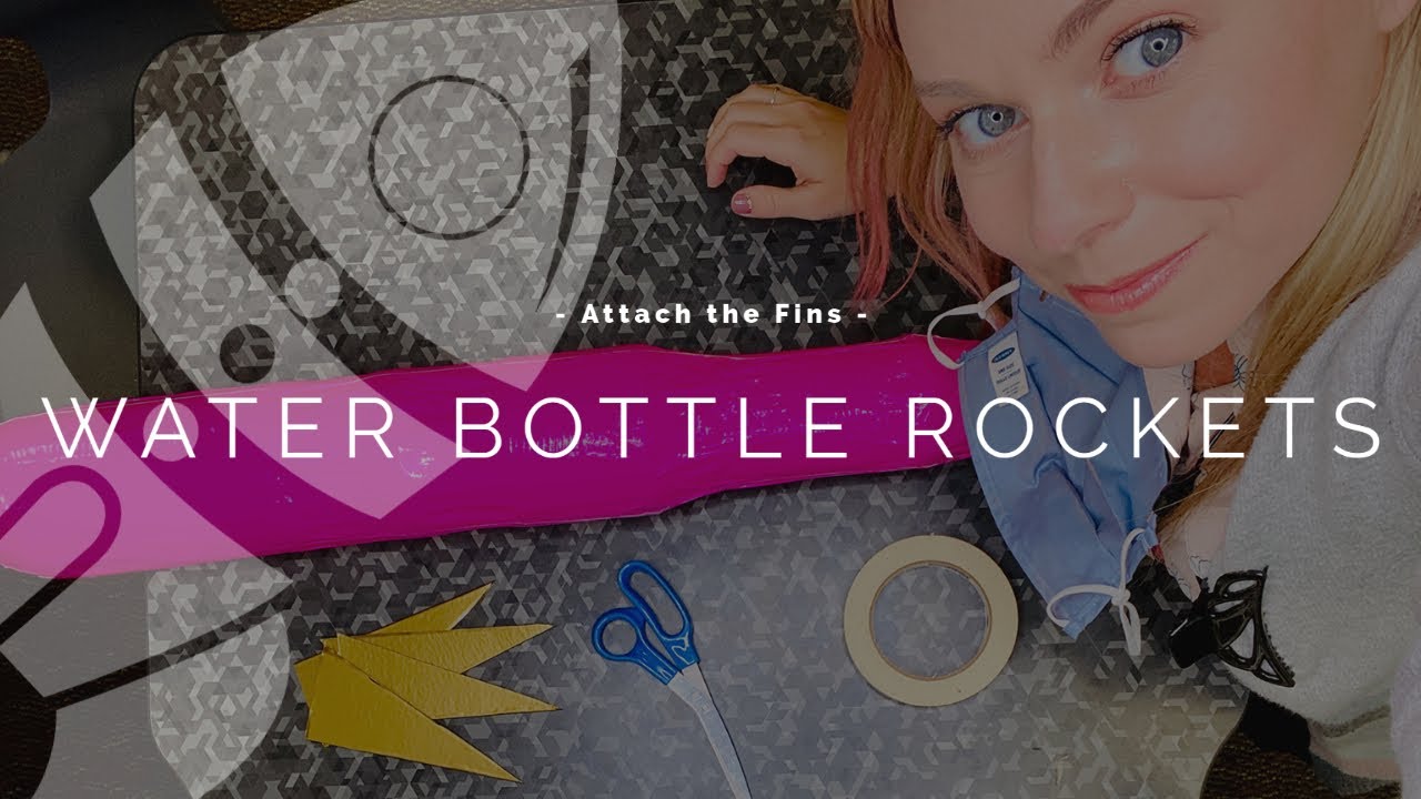 Learn How to Attach the Fins to Your Water Bottle Rocket! - YouTube