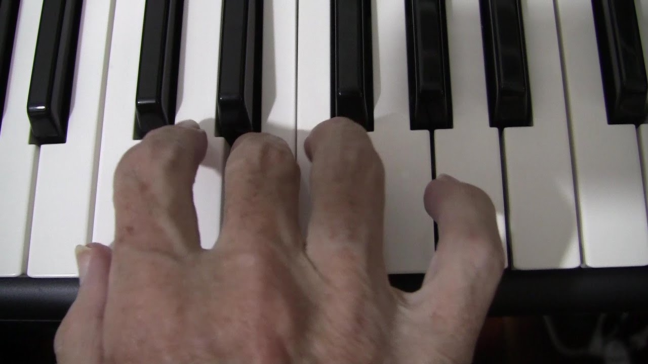 Keyboard Practice Exercise - one exercise for all keys - YouTube