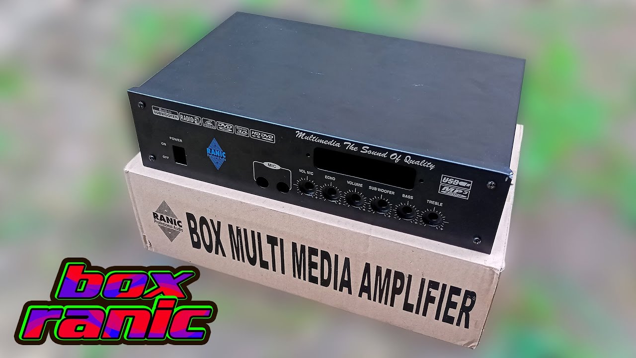 REVIEW BOX MULTI MEDIA AMPLIFIER MEREK RANIC - YouTube