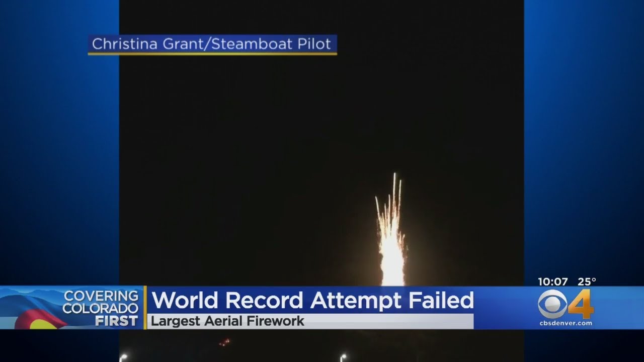 World Record Attempt Fails In Steamboat Springs - YouTube