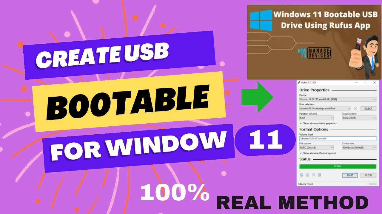 How to Make a Bootable USB of Windows 11|Rufus Bootable USB of Windows ...