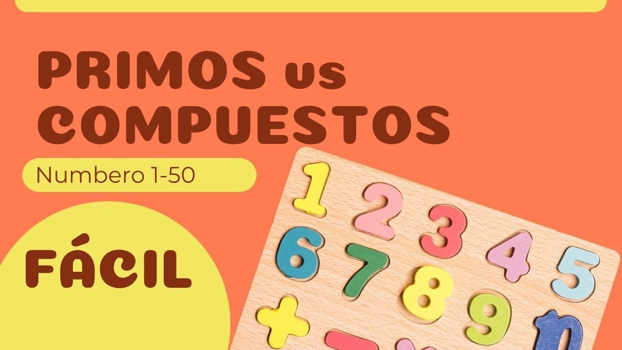 Qué es Número Primo y Compuesto del 1 al 50 - YouTube