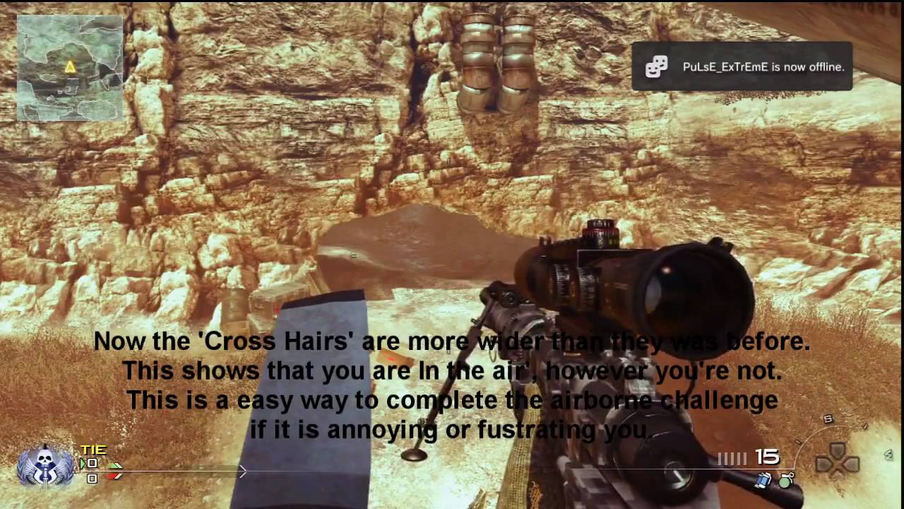 How To Get Airborne Challenge MW2 - YouTube