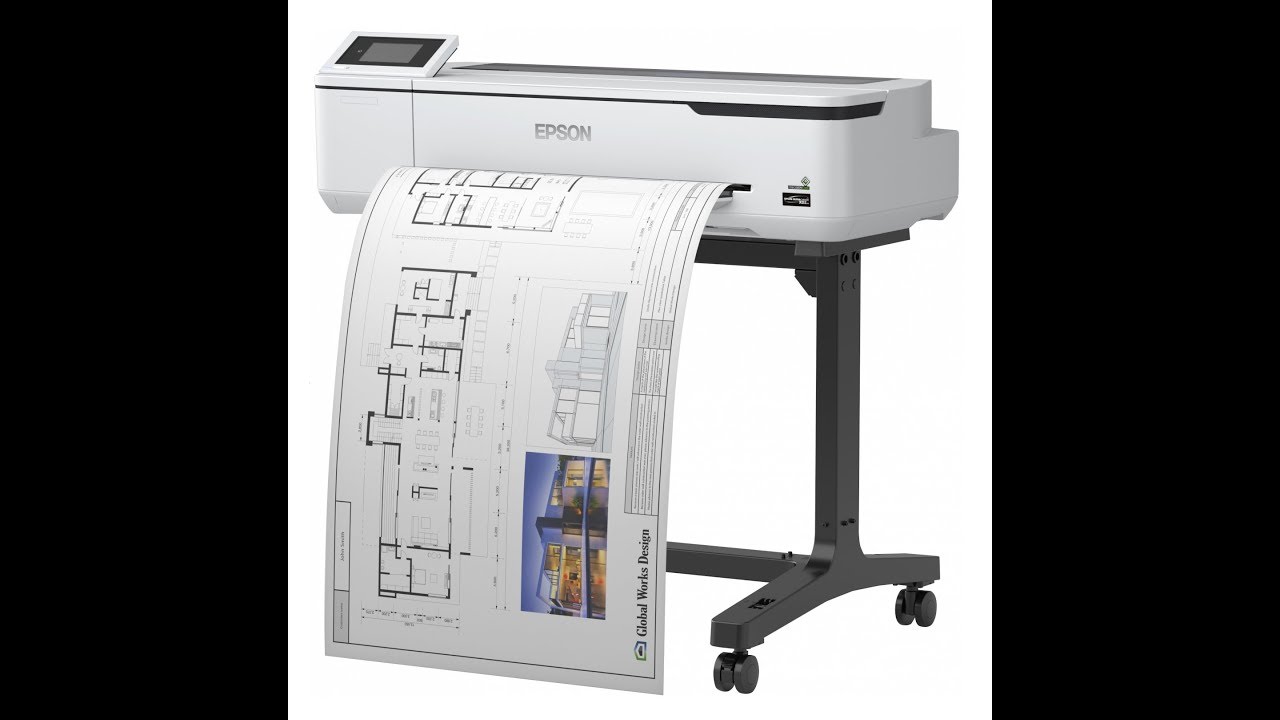 Epson SureColor Plotters SC-T3100 SC-T5100 SC-T3400 SC-T5400 - YouTube