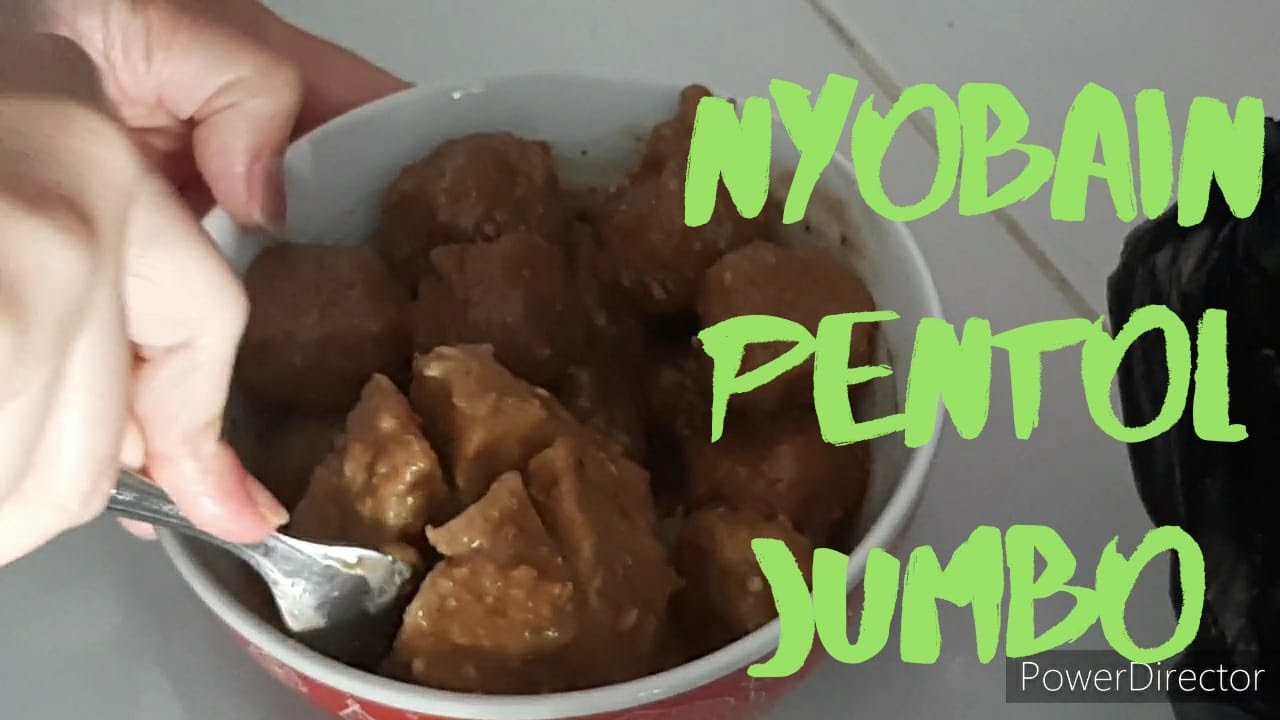 Enak kah? PENTOL JUMBO Opo Jare Rp 5000,- - YouTube