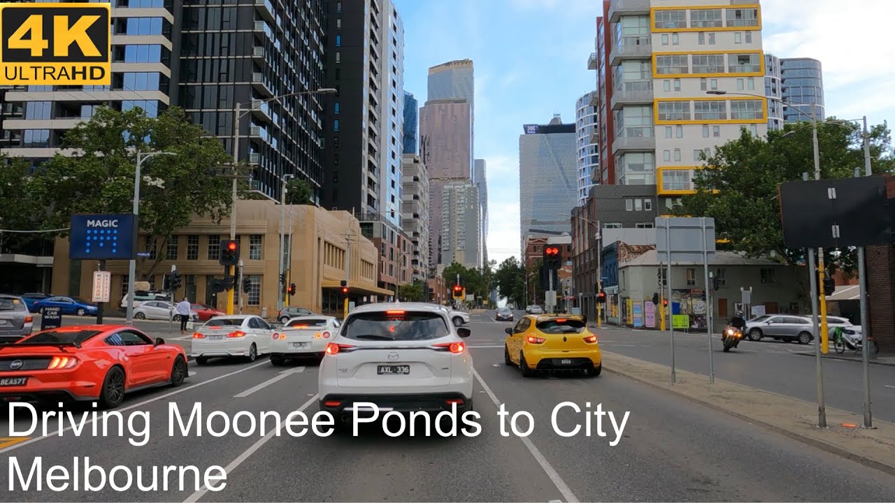 Driving Moonee Ponds to City | Melbourne Australia | 4K UHD - YouTube