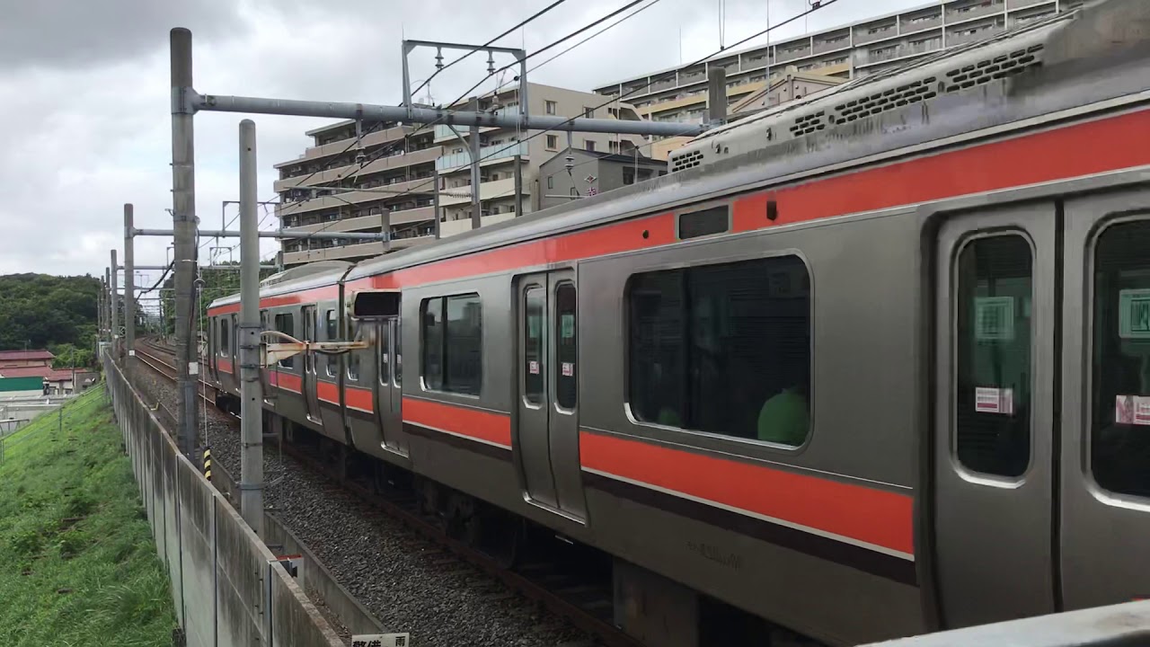 JR武蔵野線E231系Mu34編成東松戸駅発車 - YouTube