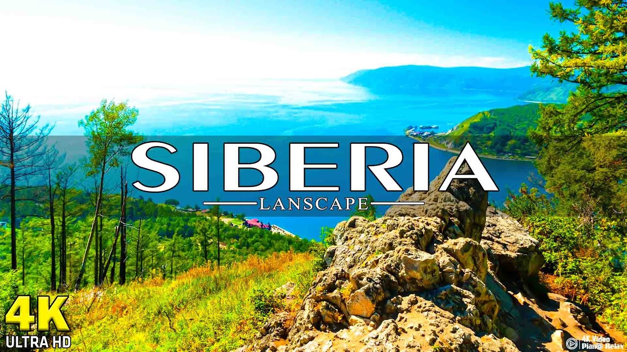 FLYING OVER SIBERIA (4K UHD) - Relaxing Music Along With Beautiful ...