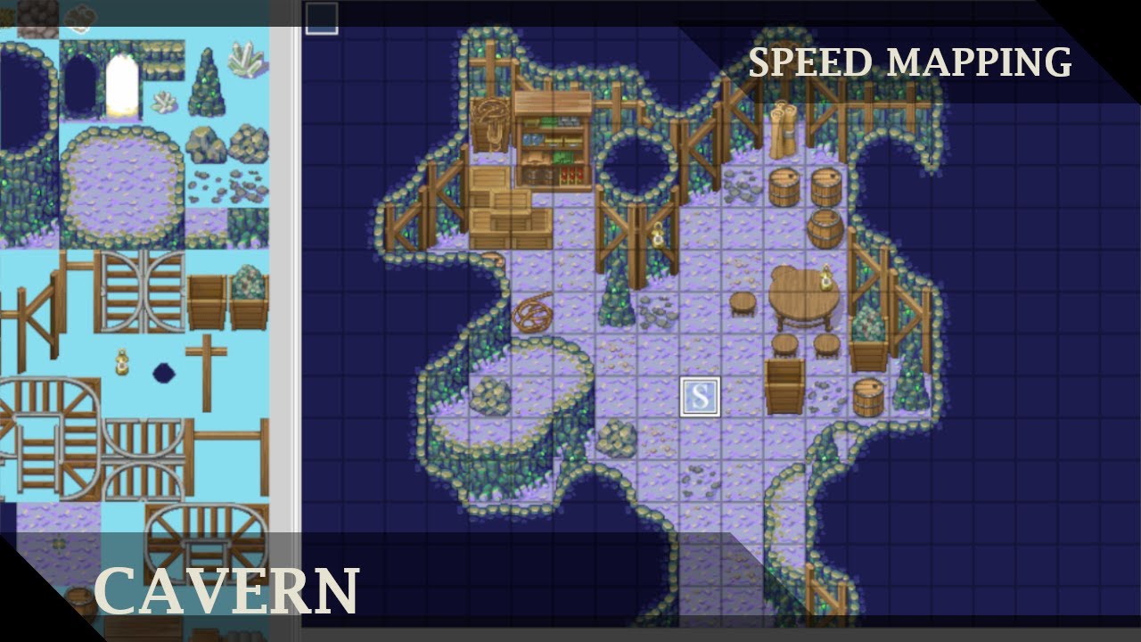 RPG Maker - Speed Mapping cavern - YouTube