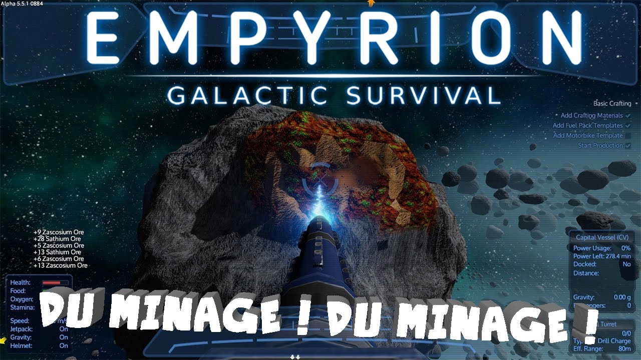 DU MINAGE , DU MINAGE ET ENCORE DU MINAGE ! !!! - Empyrion Galactic ...