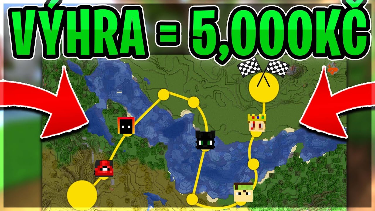 KDO VYHRAJE, DOSTANE 5,000KČ!🤑 | MINECRAFT PARTY [MarweX&@GALAKTUS ...