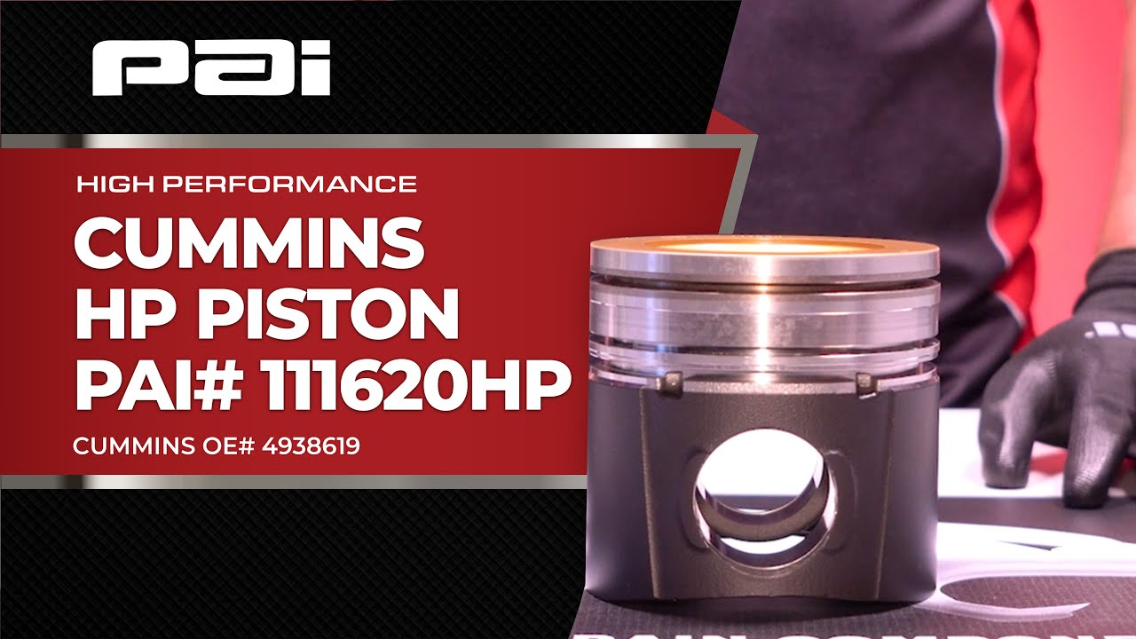 Cummins ISB/QSB Series High Performance Piston (PAI#111620HP ) - YouTube