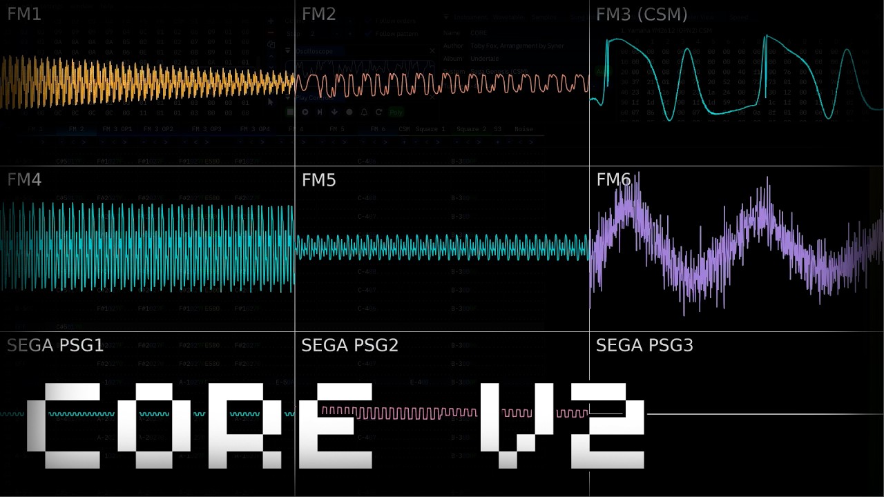 Undertale - CORE (Sega Genesis/Mega Drive Arrangement + CSM) - YouTube