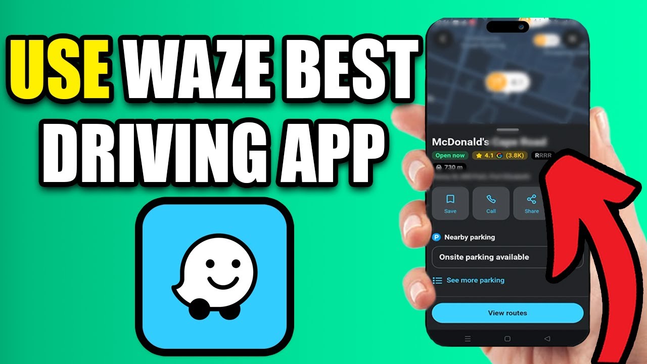 How To Actually Use Waze The Best Driving App - YouTube