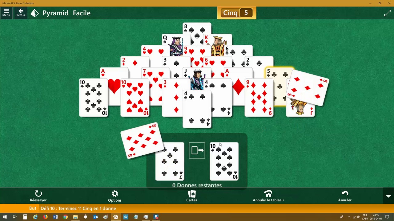 MsC Solitaire World Tour 5,000 pts April 1st first 2019 - YouTube