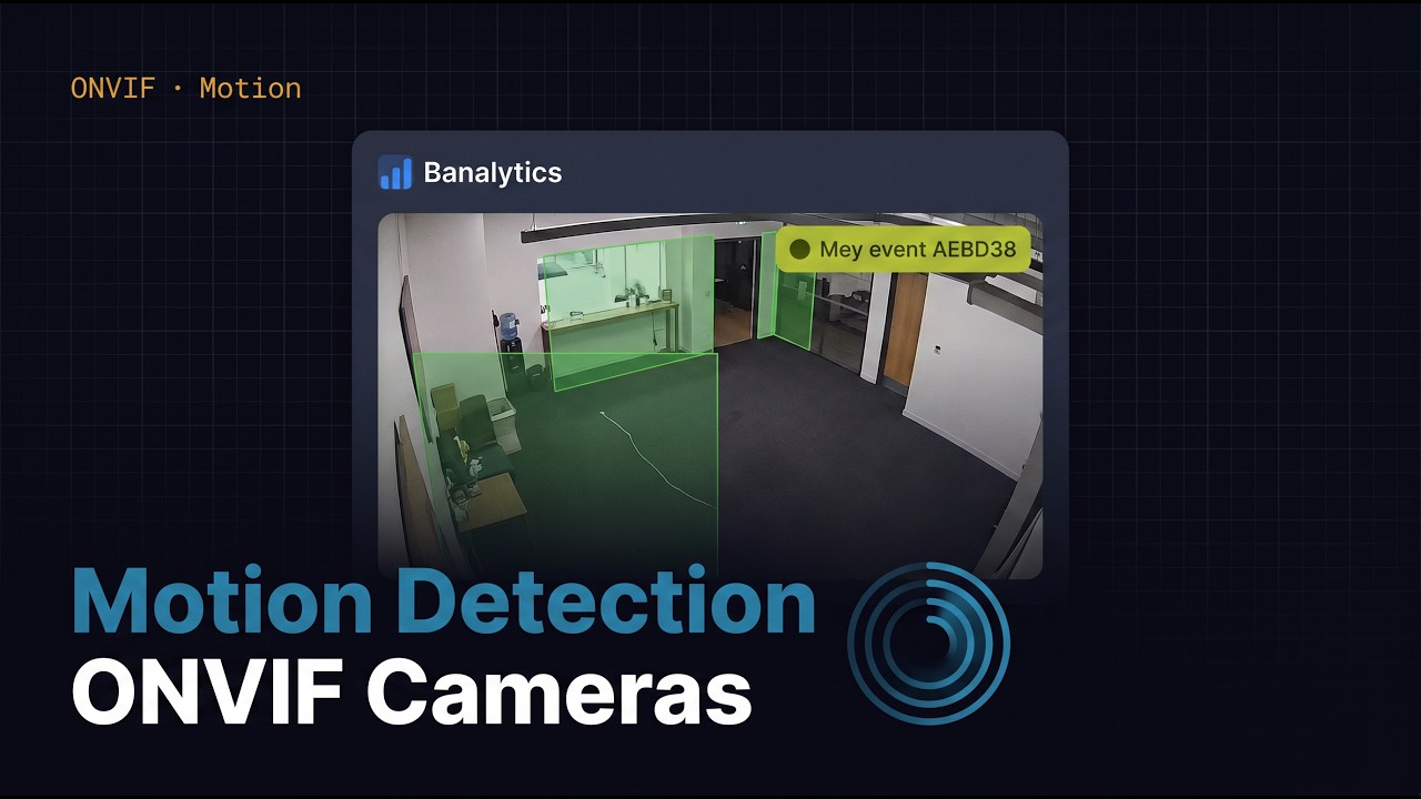 Motion Detection on ONVIF Cameras - YouTube