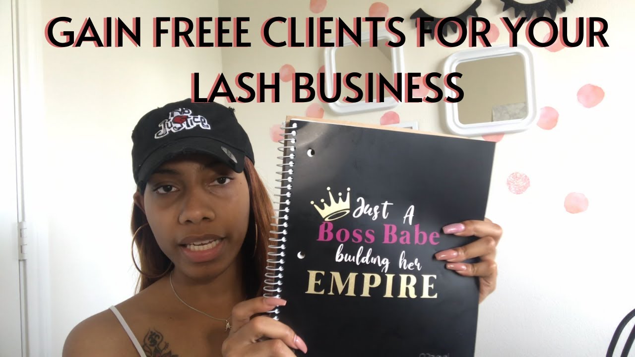 How to build your lash clientele for lash extension business - YouTube