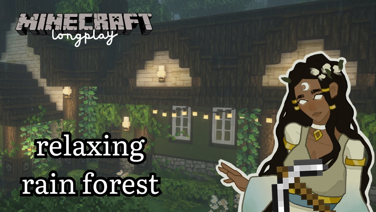 Relaxing Gameplay with Rain Sounds - Tranquil Rain Forest Build ...