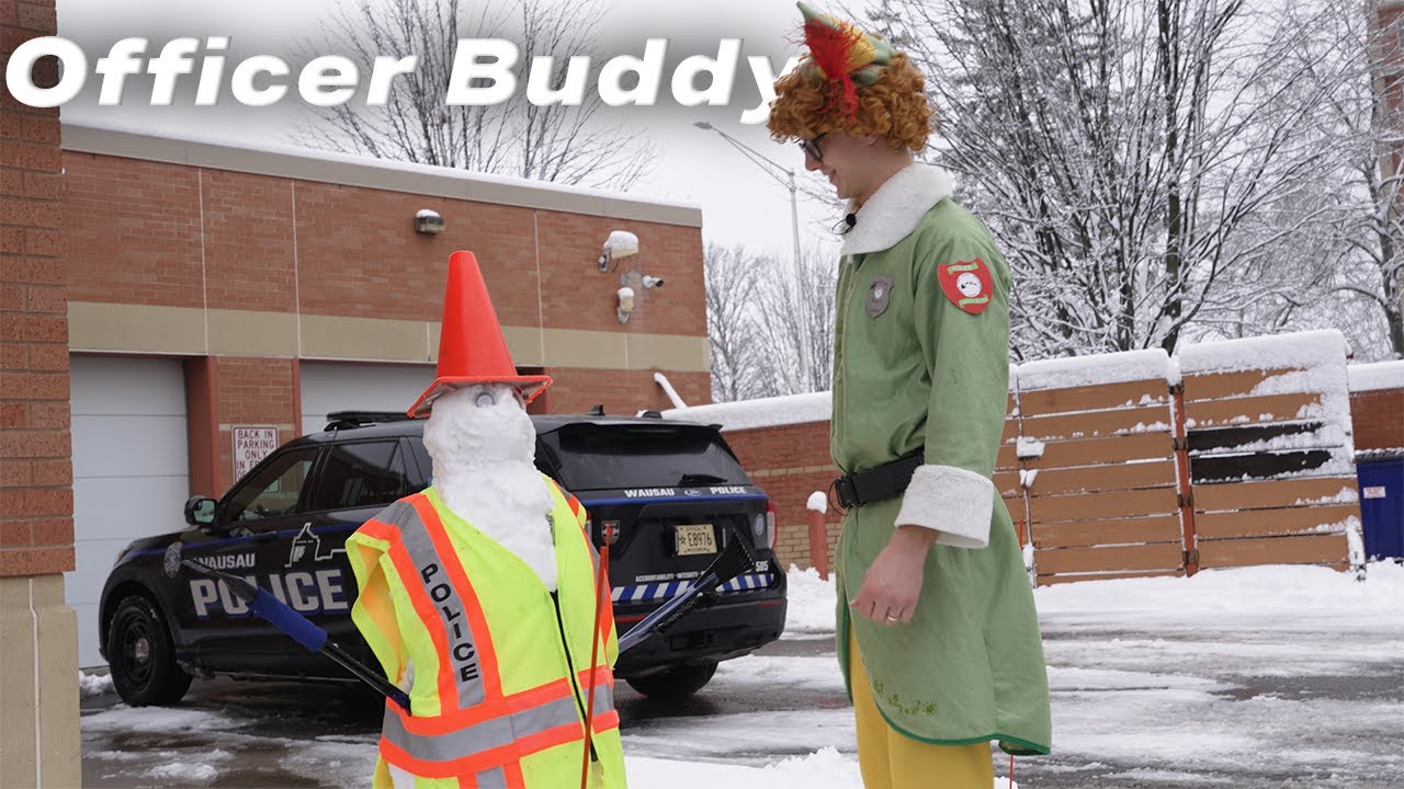 Welcome Our New Officer, Buddy The Elf! - YouTube