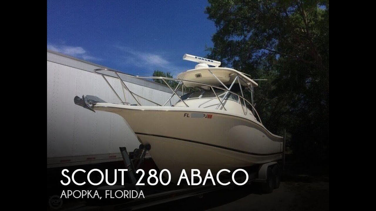 [SOLD] Used 2002 Scout 280 Abaco in Apopka, Florida - YouTube