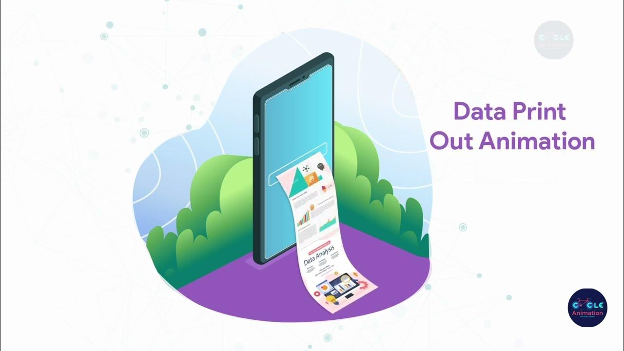 Data print out Animation using After Effects Tutorial by cycle animation - YouTube