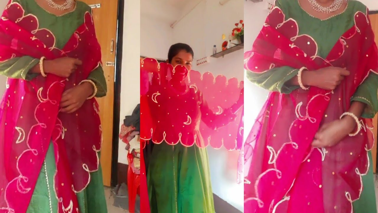 Latest Dupatta Design that is an amazing work - YouTube
