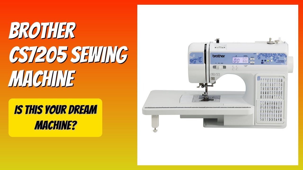 REVIEW (2026): Brother CS7205 Sewing Machine. Features. - YouTube