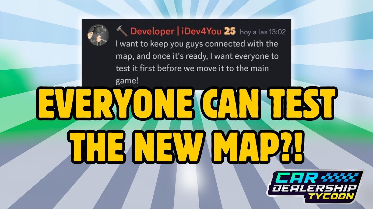🔥Public Testing for New Map in CDT?! Car Dealership Tycoon @Khenori2 # ...