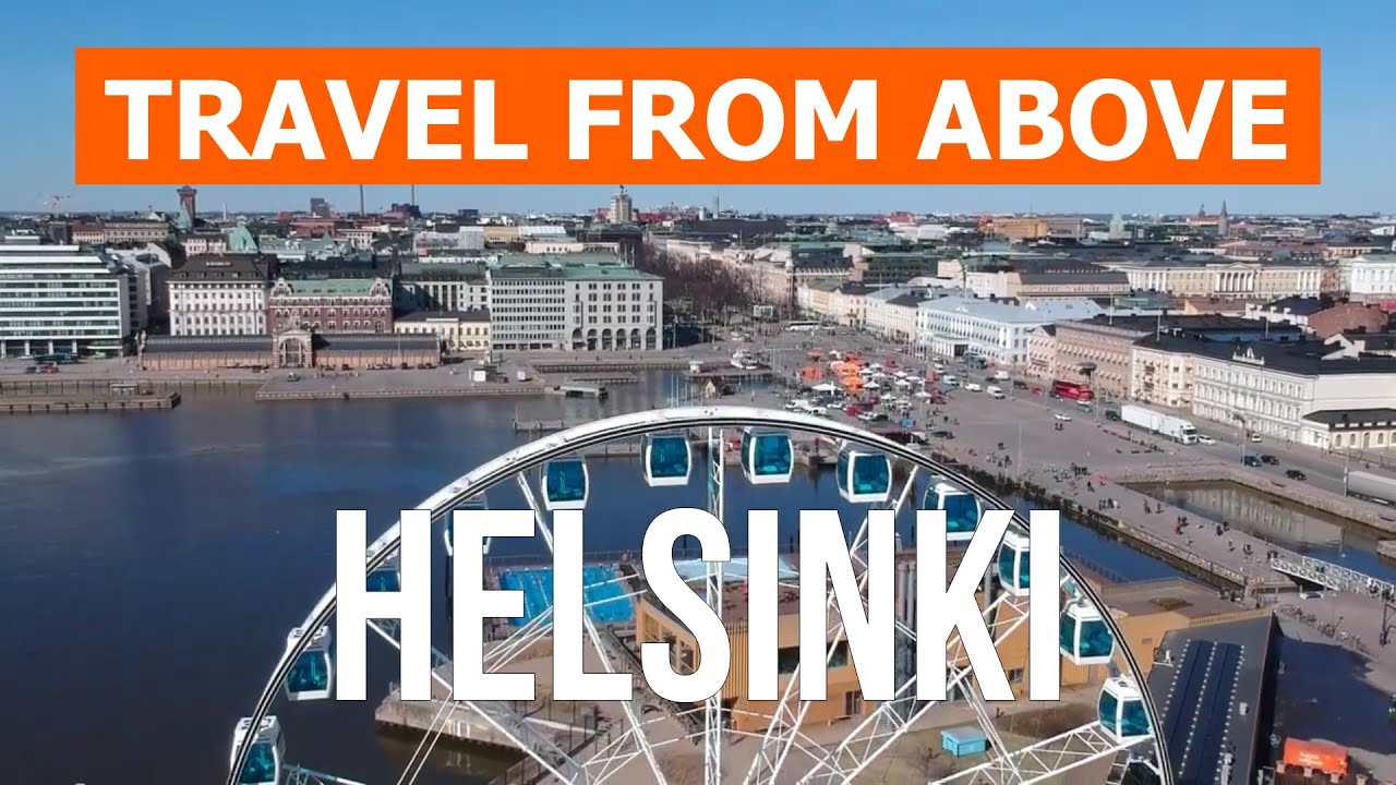 Helsinki from above | Drone video in 4k | Finland, Helsinki city from ...