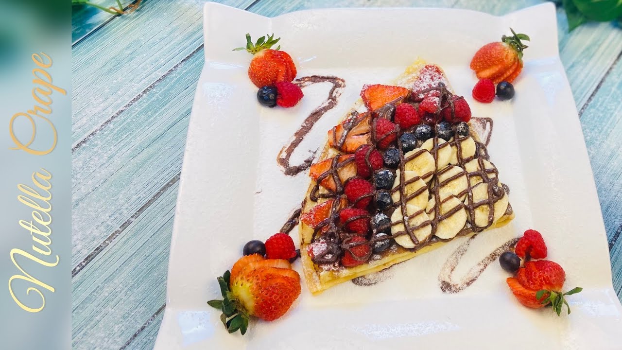 Nutella Crape (Best Treat Ever) by Yummy Puzzle Studio - YouTube