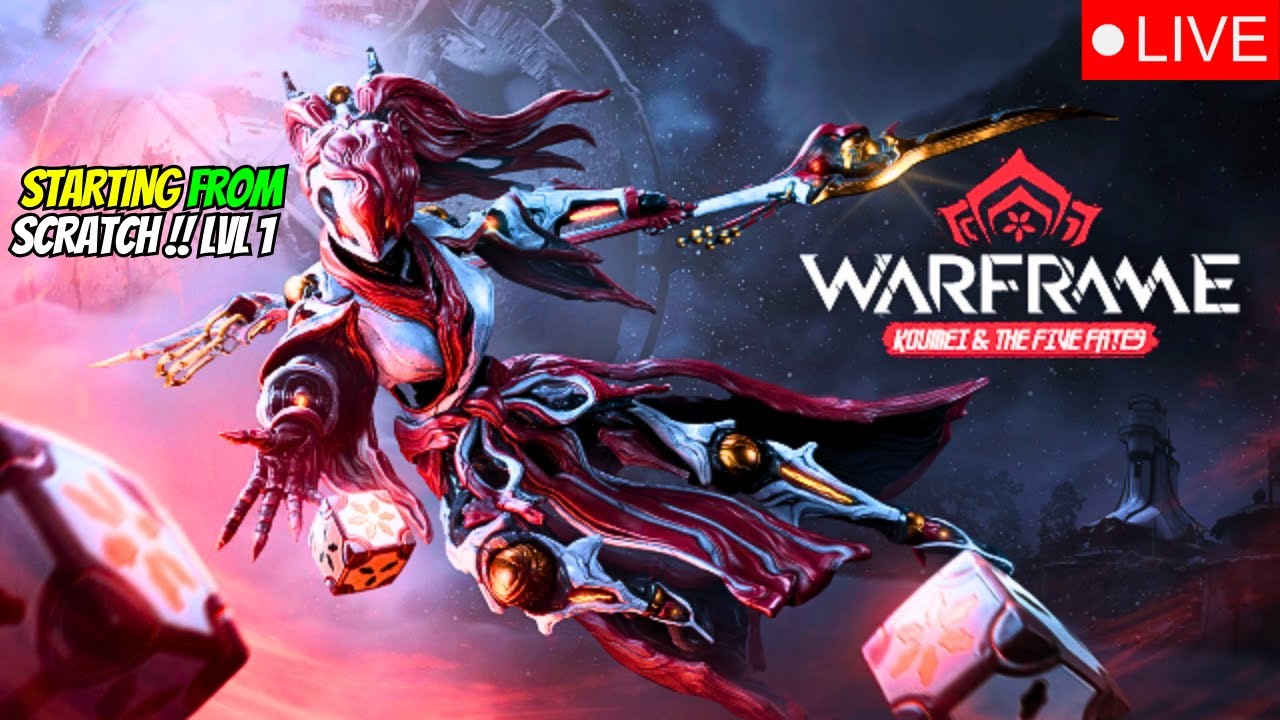 WARFRAME LIVE STARTING FROM LEVEL 1 #live #warframe #mmo #TennoCreate ...