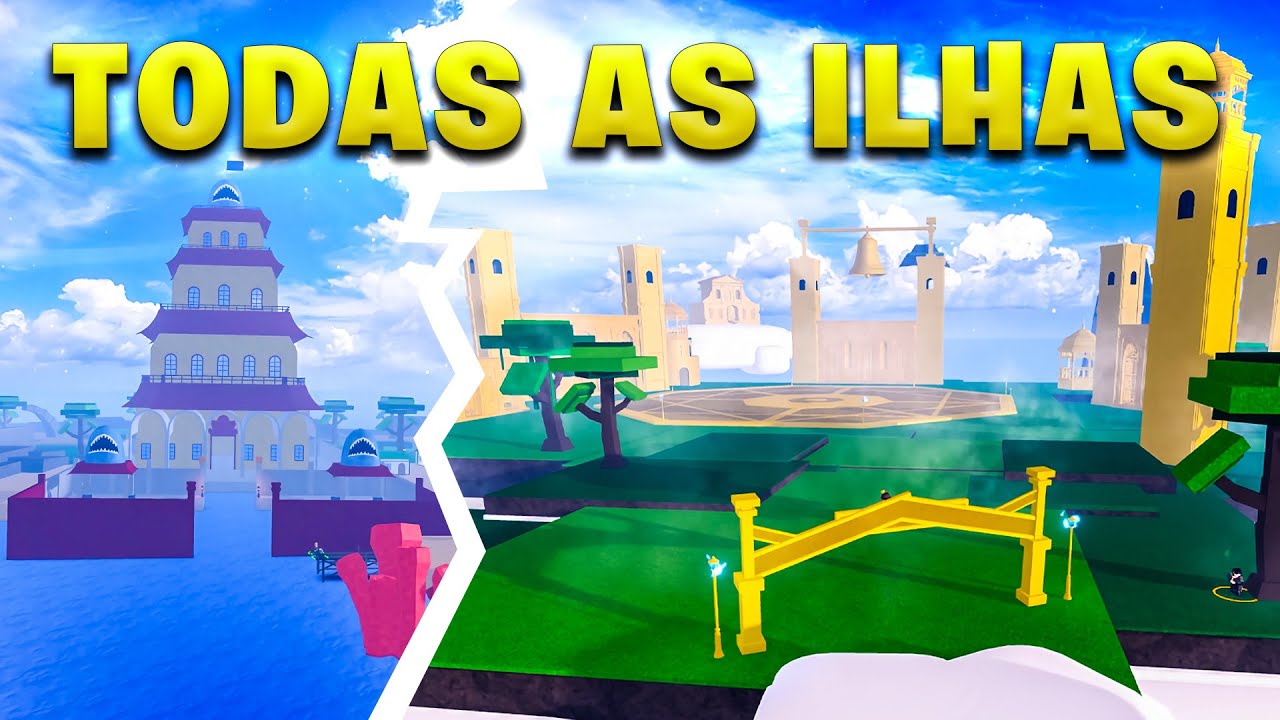 EXPLOREI TODAS AS ILHAS DO BLOX SEAS!!! 😱 O NOVO JOGO DE ONE PIECE DO ...
