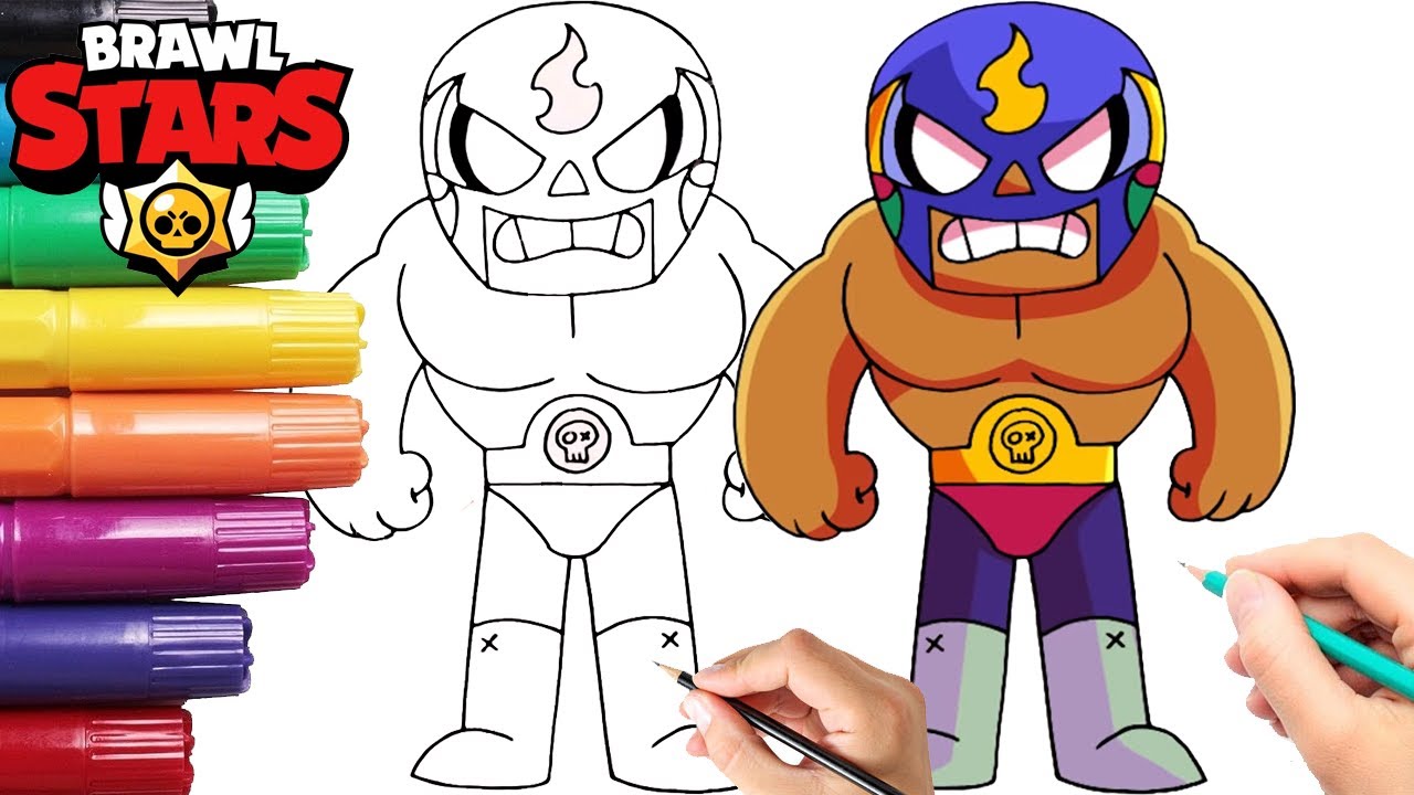 How to Draw Brawl Stars | El Primo - YouTube