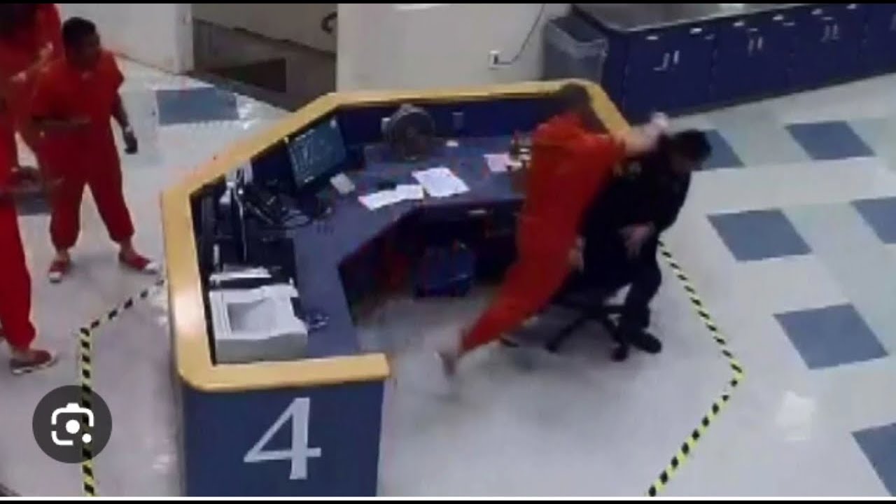 Correction Officer Gets Wig Split wide open by Inmate #viral # ...