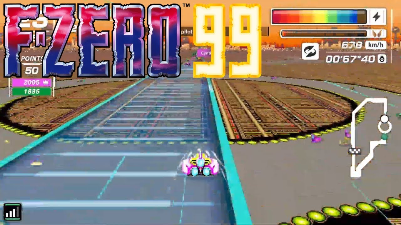 F-zero 99 mayhem - Team Battle - Mute City 2 - YouTube