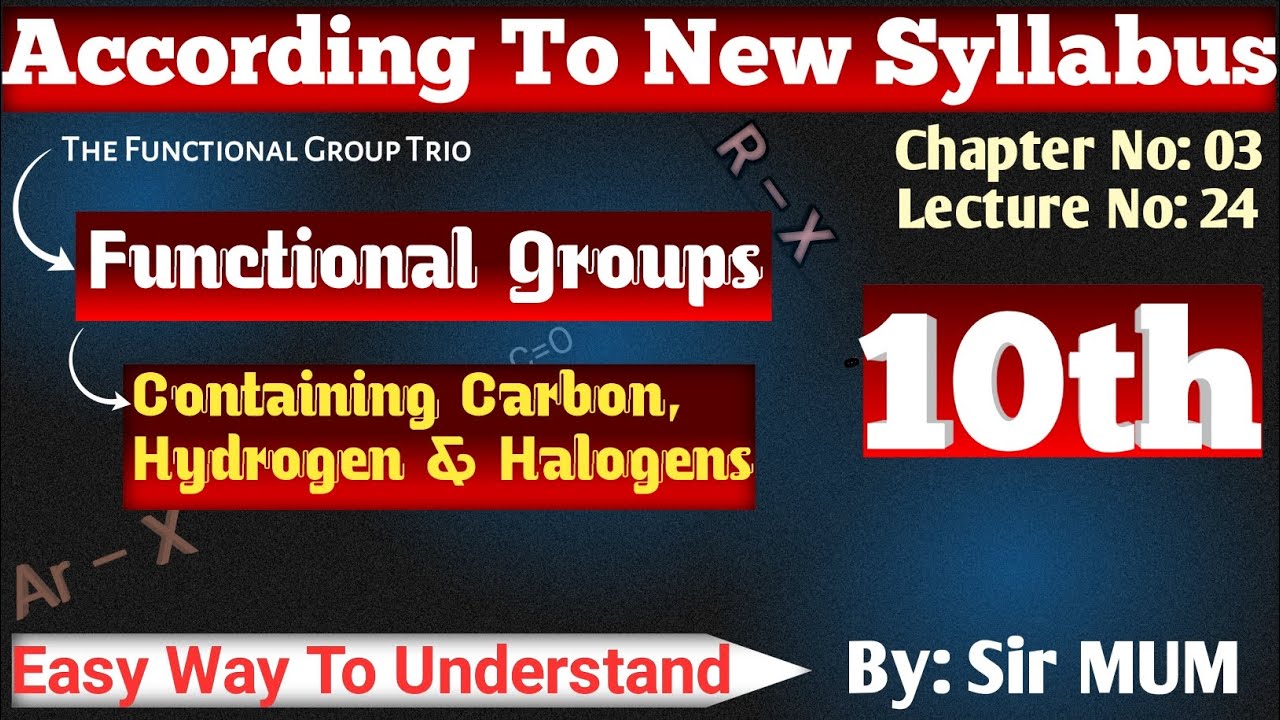 Functional Group Containing Carbon, Hydrogen & Nitrogen | Amine ...