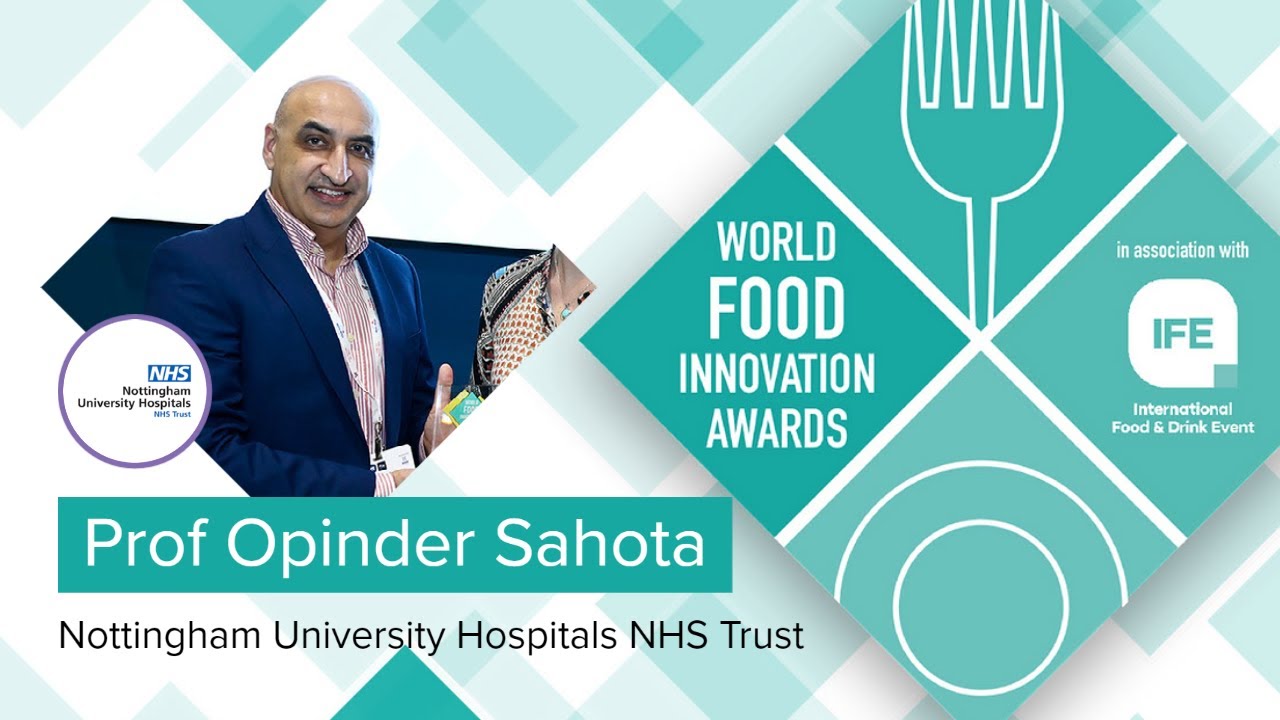 NUH NHS Trust | Best health innovation | World Food Innovation Awards ...