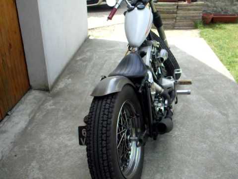 bobber harley kickstart.2 - YouTube