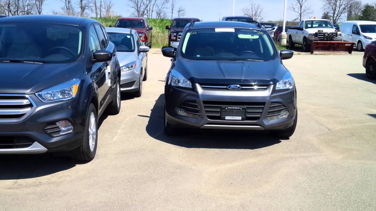 2017 vs 2016 Ford Escape Front End Profile You Decide - YouTube