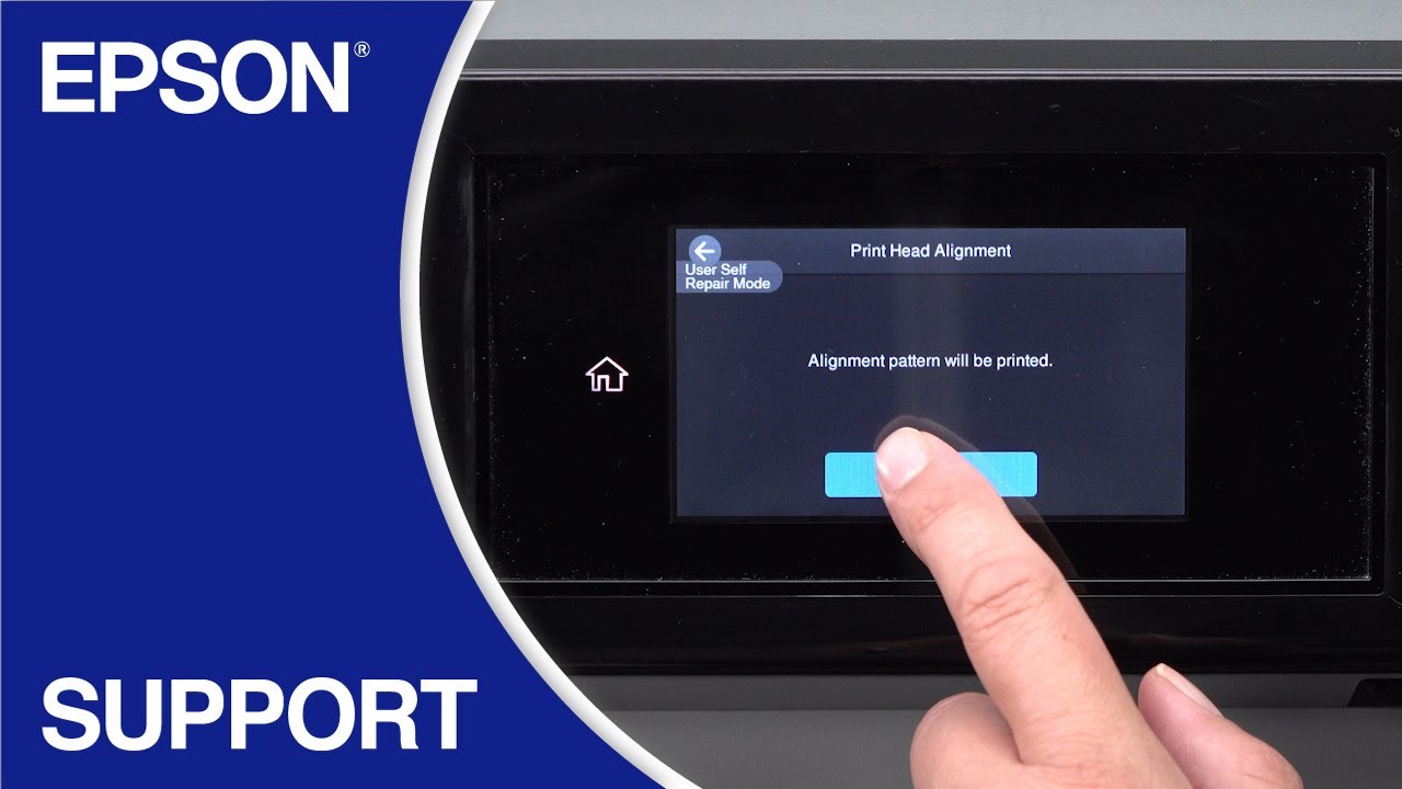SureColor F3070 | Aligning the Print Head - YouTube