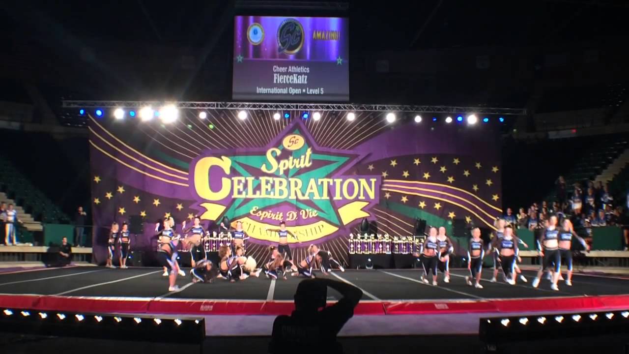 CHEER ATHLETICS -FIERCEKATZ - ROUND 1 SPIRIT CELEBRATION WO - YouTube