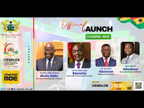 OFFICIAL LAUNCHING OF CHANNEL MOE || MINISTRY OF EDUCATION'S TV CHANNEL ...