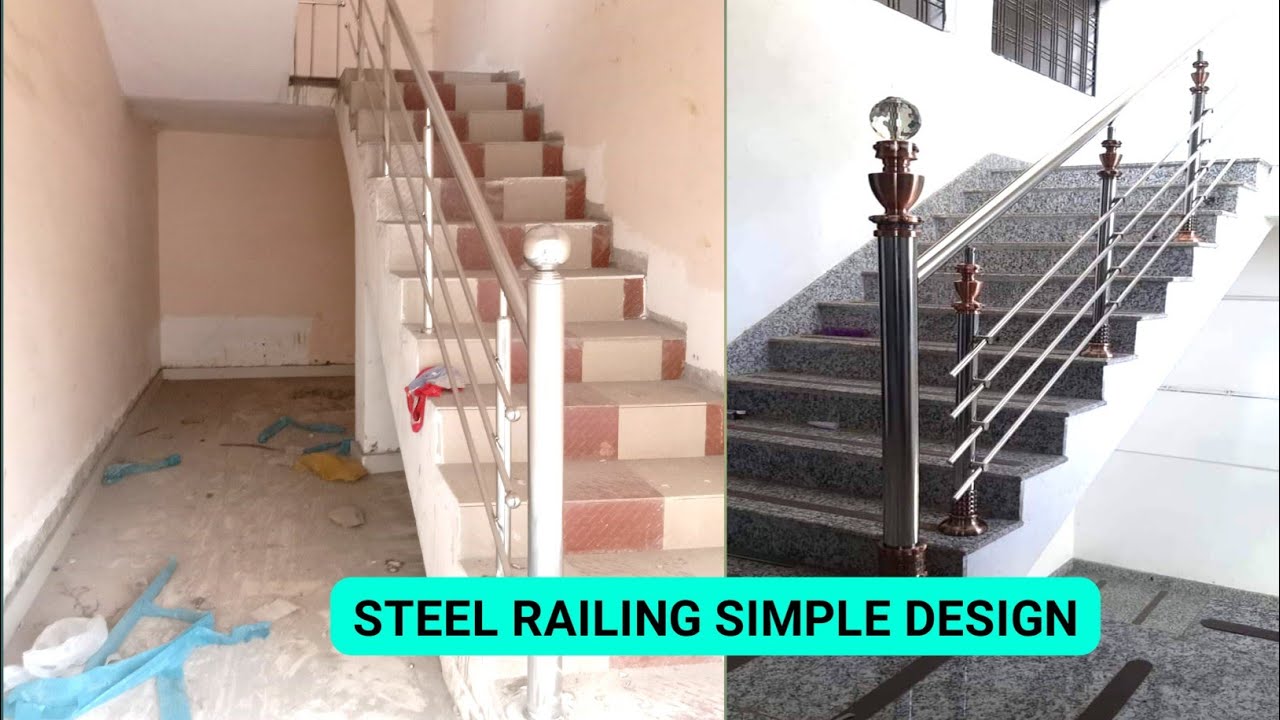 simple steel Railing design || install ss Railing sitare || ss Railing ...