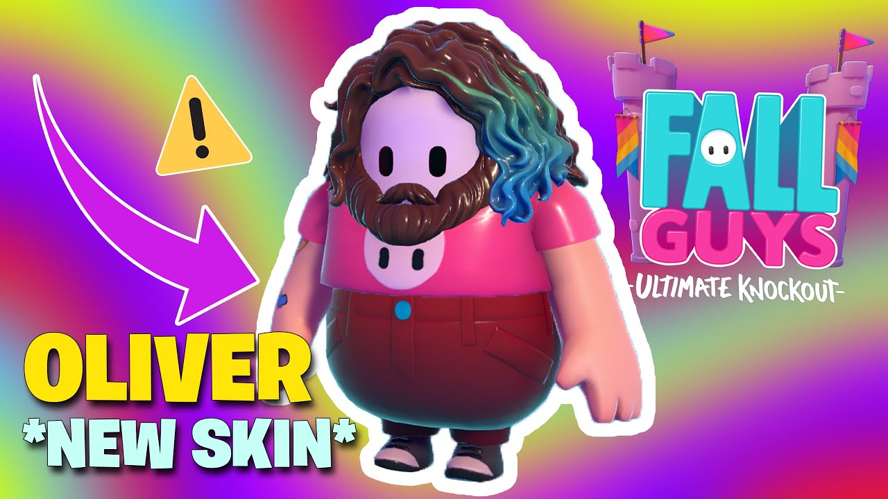 Season 2 Fall Guys Skin *OLIVER* in-game look - YouTube