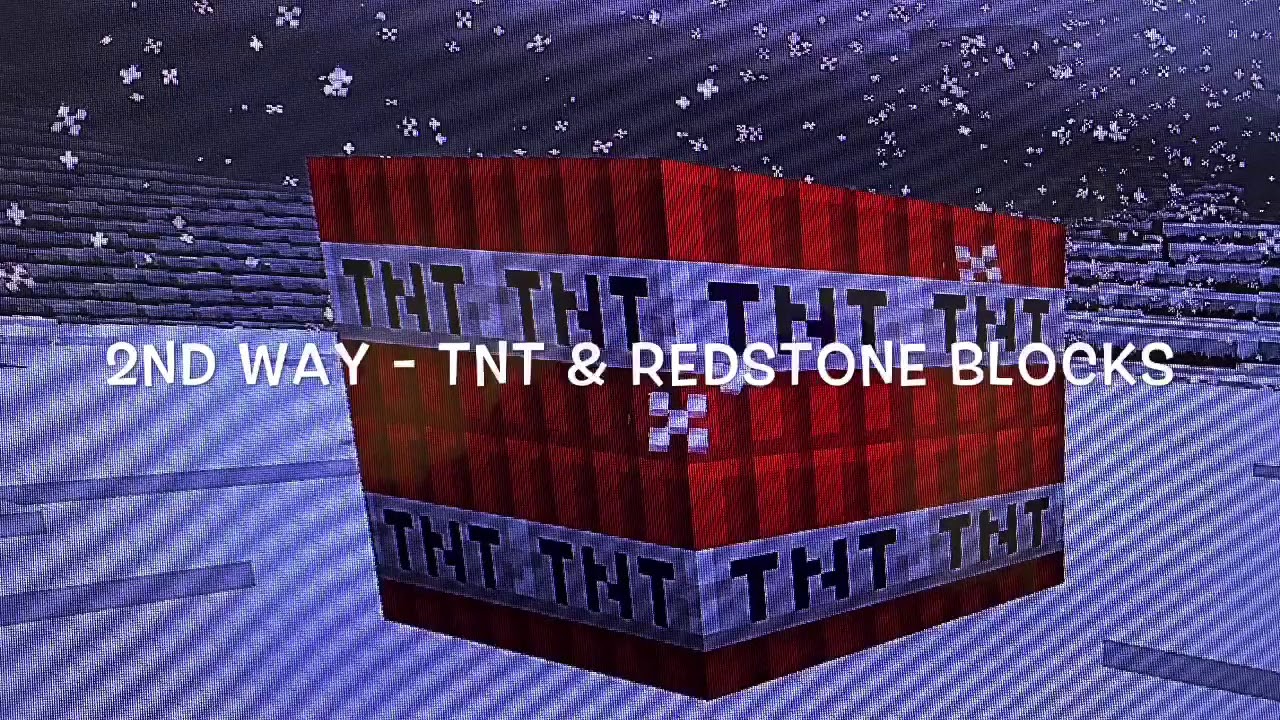 Minecraft - TNT tutorial - 3 Ways To Go BOOM - YouTube