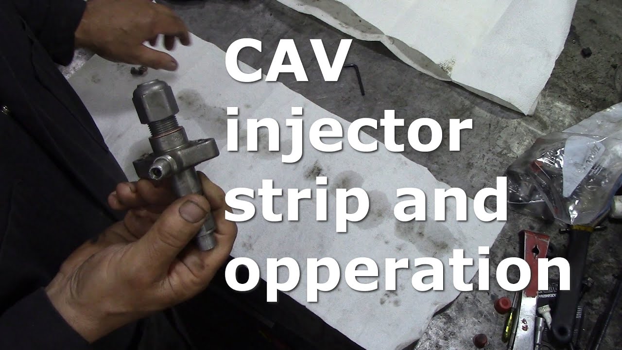 Strip down of the CAV injector and how it works - YouTube