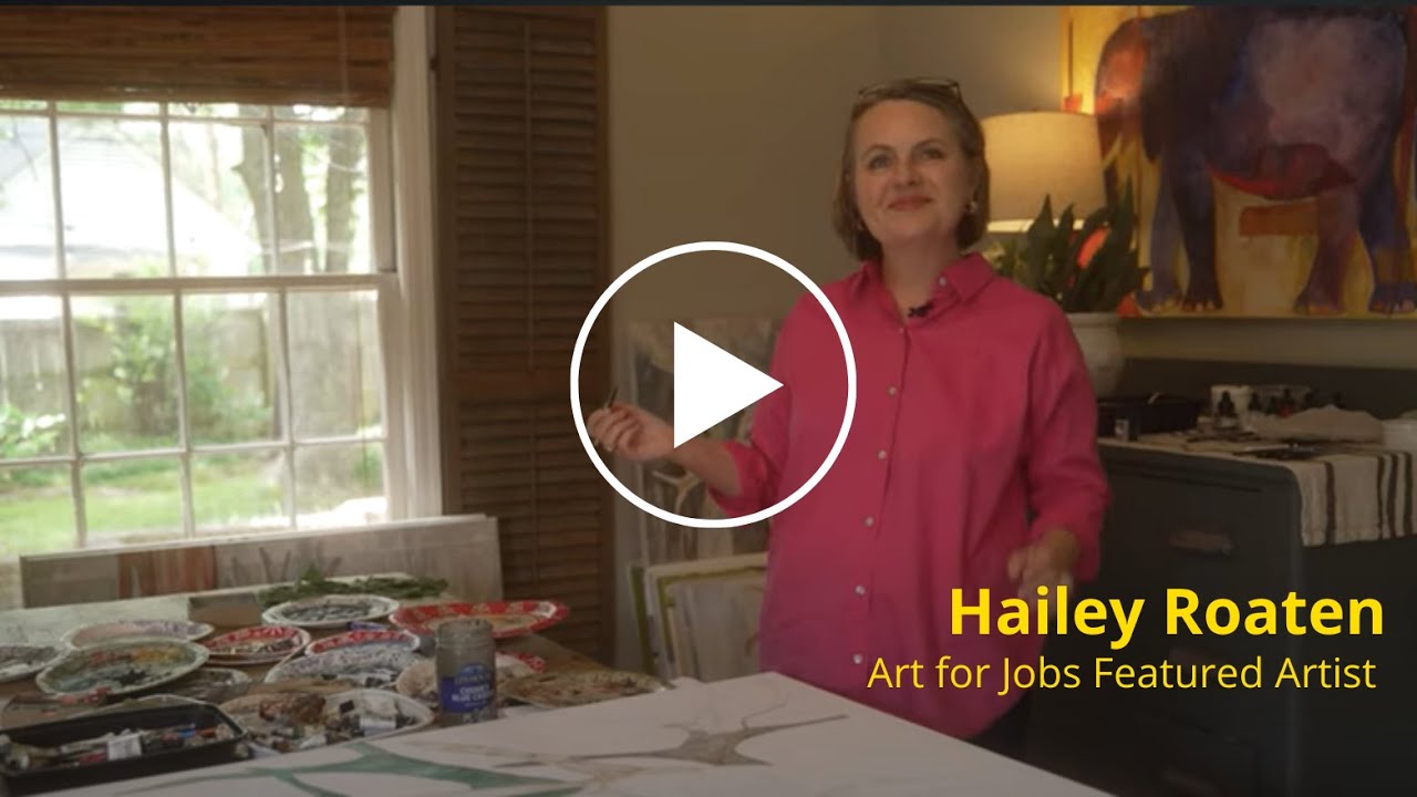 Art for Jobs Featured Artist Spotlight: Hailey Roaten - YouTube