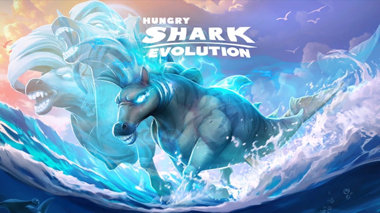 Hungry Shark Evolution NUEVO TIBURÓN CABALLO 🐎 NUEVO TIBURÓN ESPECIAL ...