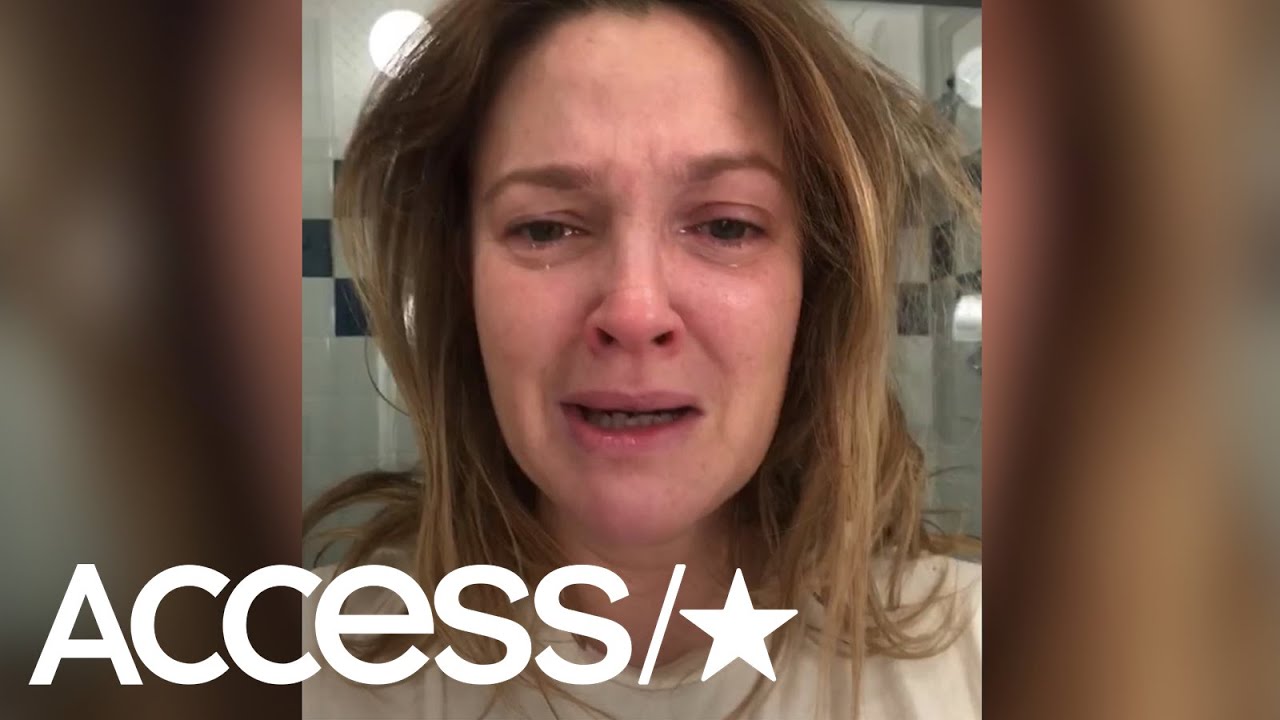 Drew Barrymore Gets Radically Real With A Tearful, Makeup-Free Selfie ...