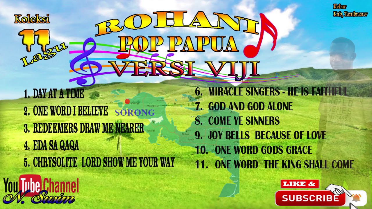 11 LAGU ROHANI-POP PAPUA -TERBARU-2019 VERSI-VIJI-PNG - YouTube